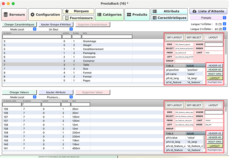 PrestaBack ! The Ultimate Back Office Manager ! | PrestaBack